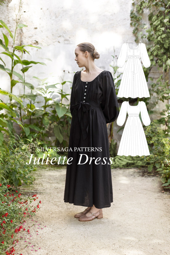 Juliette dress PDF sewing pattern – Silversaga Patterns